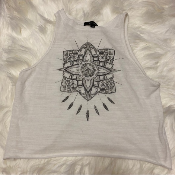 PacSun | Tops | Pacsun Flower Mandala Crop Top | Poshmark